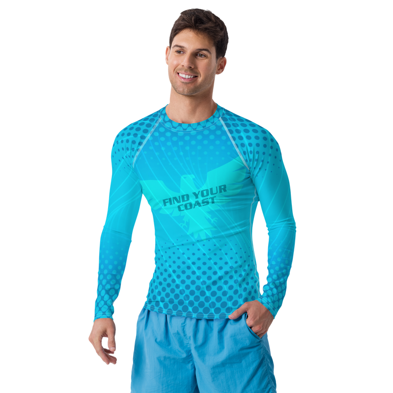 Men's Coast Life Performance Rash Guard UPF 50+ - FIND YOUR COAST CO